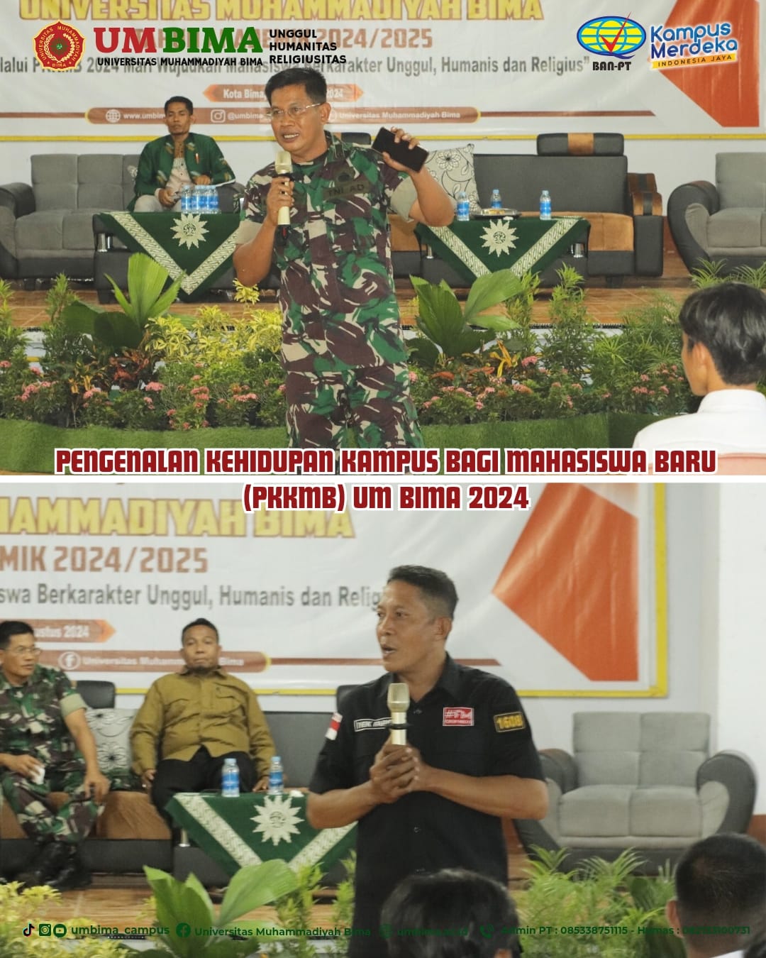 Keceriaan PKKMB UM Bima 2024: Pengenalan Kampus yang Berwarna di Aula ...